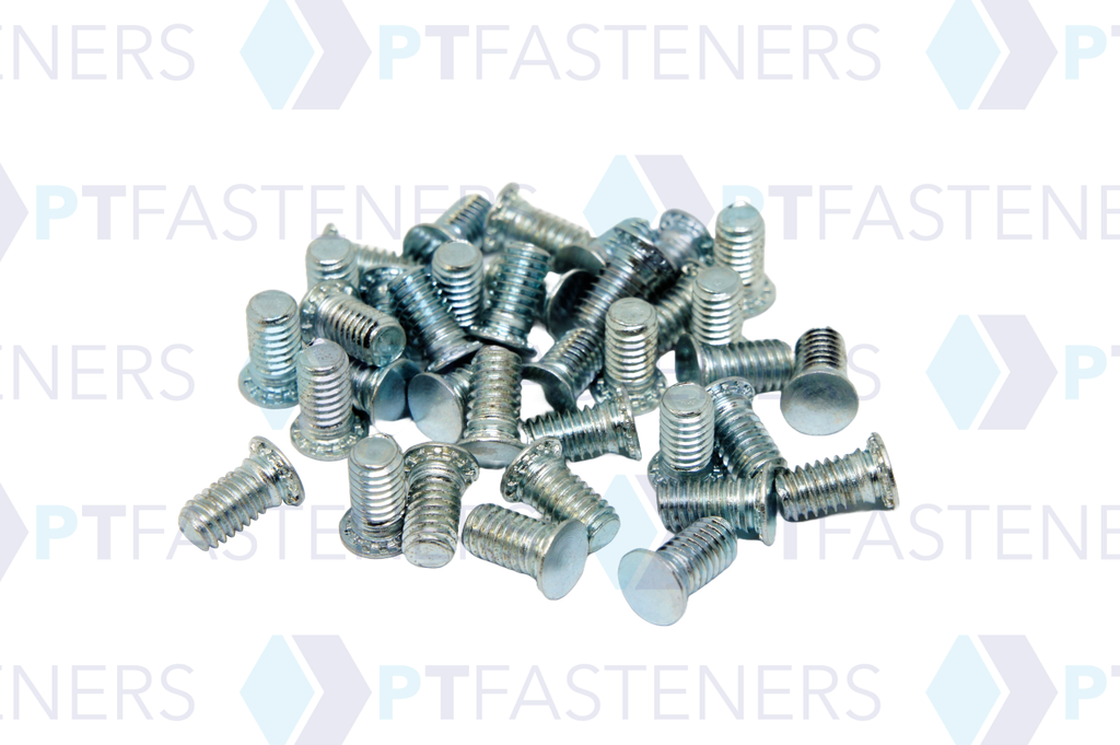 Self-Clinching Flush Head Stud M4-8 (100 pcs) | PT Fasteners