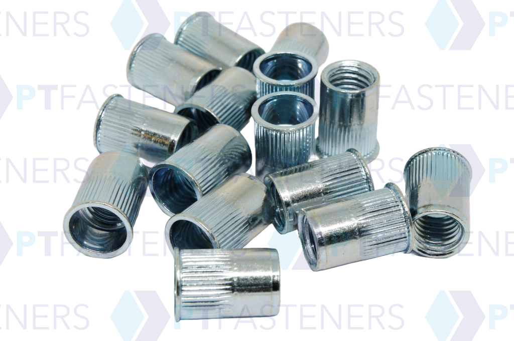 Rivnut / Steel / Reduced Head / Round Body (Knurl) / M12 (100 pcs) | PT ...
