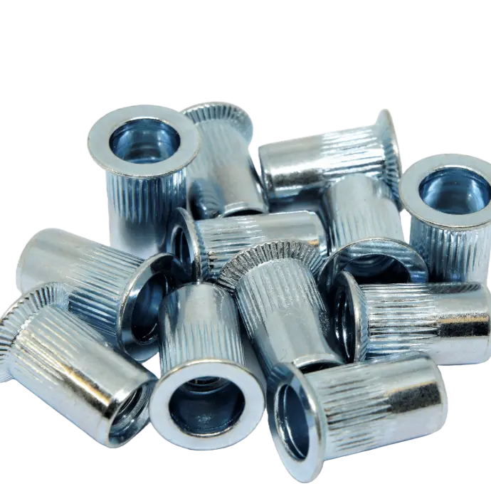 Rivnut / Steel / Countersunk Head / Round Body (Knurl) | PT Fasteners