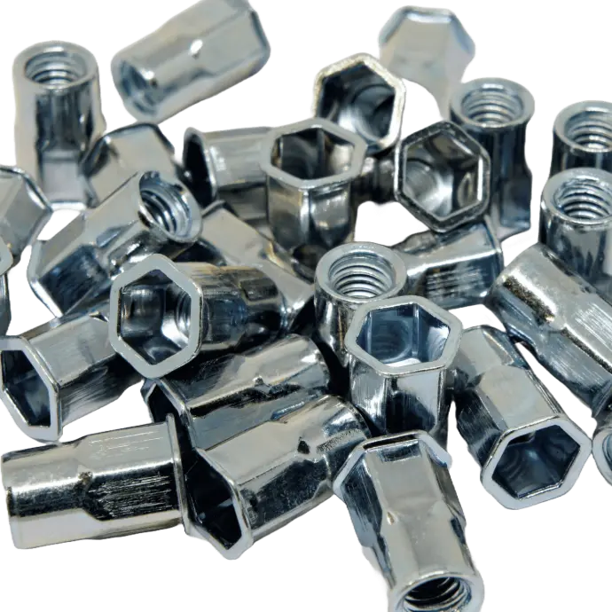 Rivnut / Steel / Reduced Head / Half Hex Body | PT Fasteners