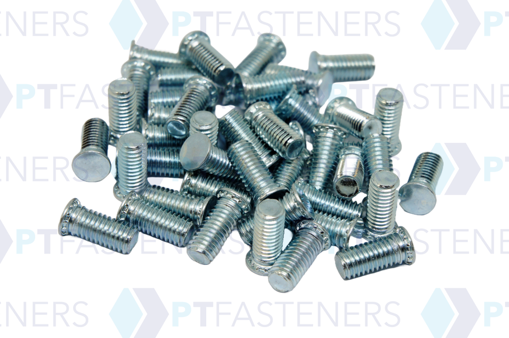 Self-Clinching Flush Head Stud M5-12 (100 pcs) | PT Fasteners