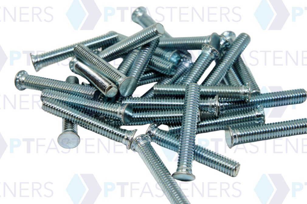 Self-Clinching Flush Head Stud M4-25 (100 pcs) | PT Fasteners
