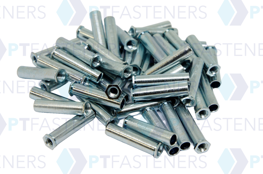 Through-Hole Threaded Stand Off M3-18 (100 pcs) | PT Fasteners