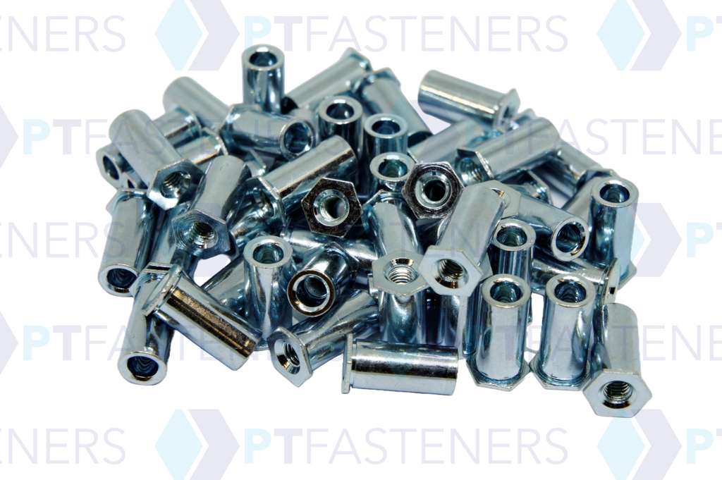 Through-Hole Threaded Stand Off 3.5M3-12 (100 pcs) | PT Fasteners