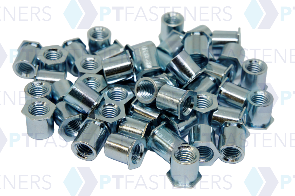 Through-Hole Threaded Stand Off M5-8 (100 pcs) | PT Fasteners
